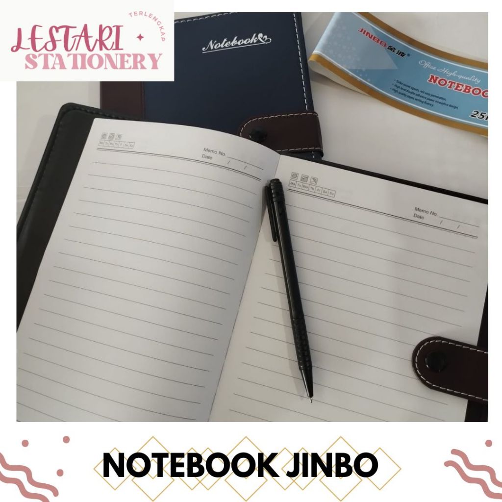 Jual Buku Notebook Jinbo 25K /Buku Catatan/Notes/Agenda kerja / Buku ...
