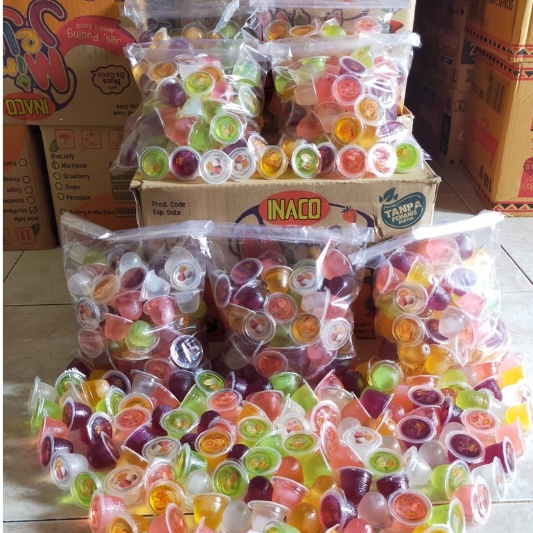 Jual 1 kg Jelly Inaco Aneka Rasa Inaco Mini Jelly Aneka Rasa Snack ...