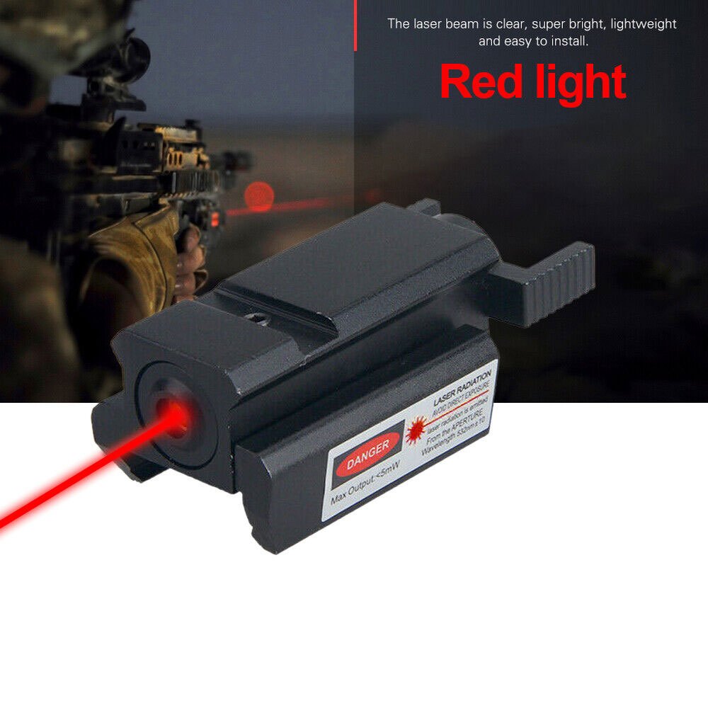 Jual Laser Titik Merah Tactical Red Dot Hunting Laser Sight Rail Line 11mm/20mm Weaver - Red ...
