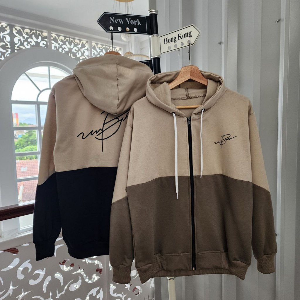 Jual ( isi 2 pcs ) jaket couple B Signature pasangan / jaket pasangan ...
