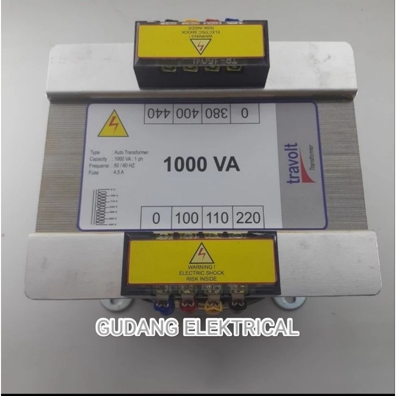 Jual Trafo Step Up Down Auto 1000VA 380V/400V/440V - 100V/110V/220V | Shopee Indonesia