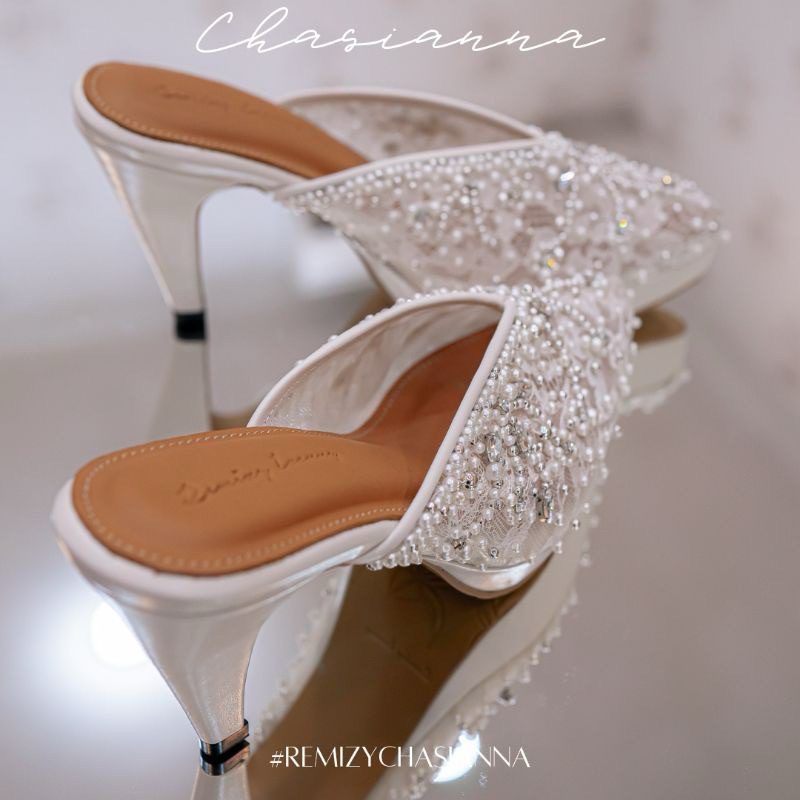 Jual Sepatu wedding/sandal nikah/wedding shoes-chasianna Bu Remizy ...