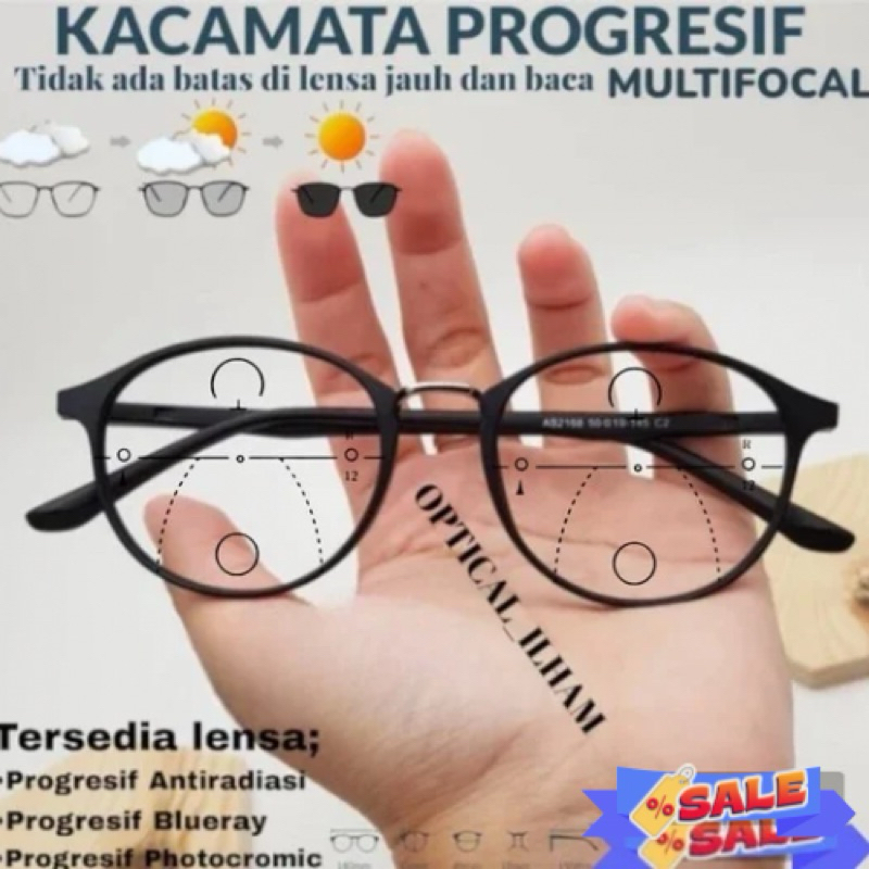 Jual Kacamata Baca Progresif Photochromic Pria/Wanita | Kacamata Plus ...