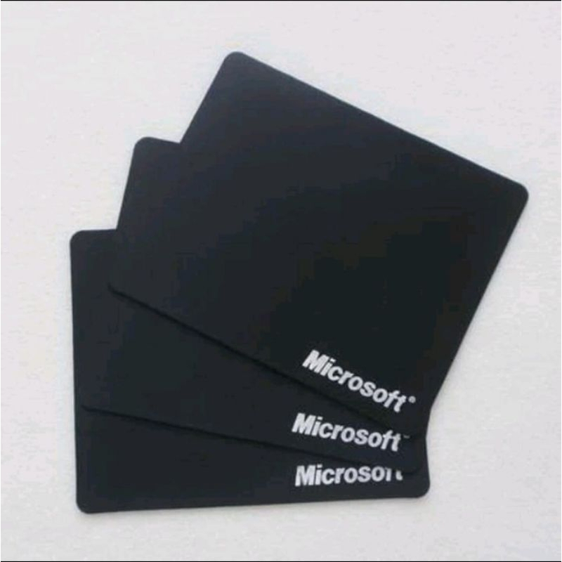 Jual Mouse Ped Hitam Microsoft Atau Mouse Ped Hitam Polos Anti Selip ...