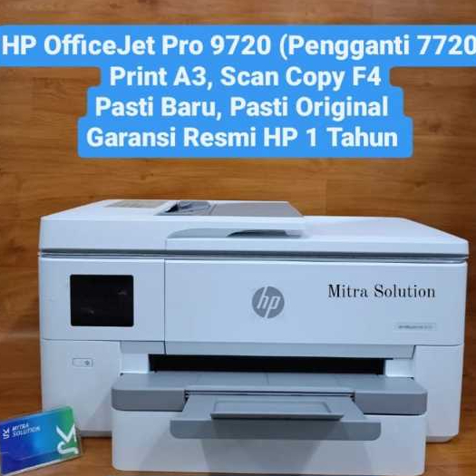 Jual PRINTER HP OFFICEJET PRO 9720 Baru (Pengganti 7720) Wide Format All-in-One Printer A3 ...