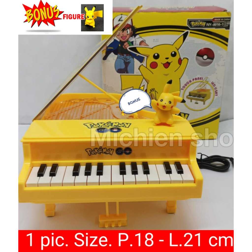 Jual Pokemon PIKACHU Action/lampu Figure/piano tomy ko | Shopee Indonesia