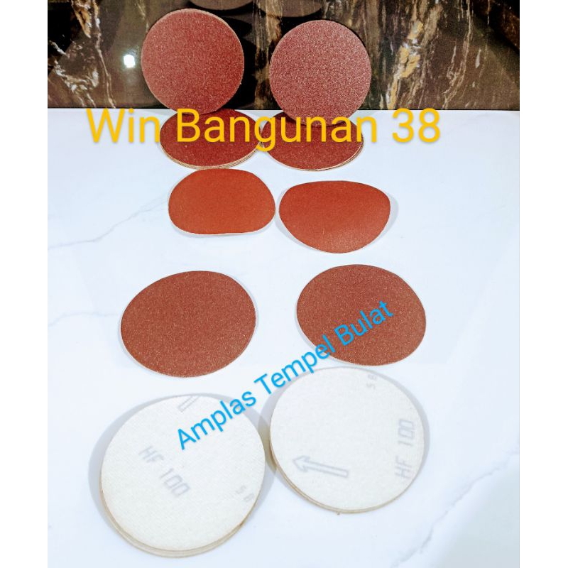 Jual Amplas Gerinda Bulat /Amplas Tapak Bulat/Amplas Kayu Bulat/Amplas ...