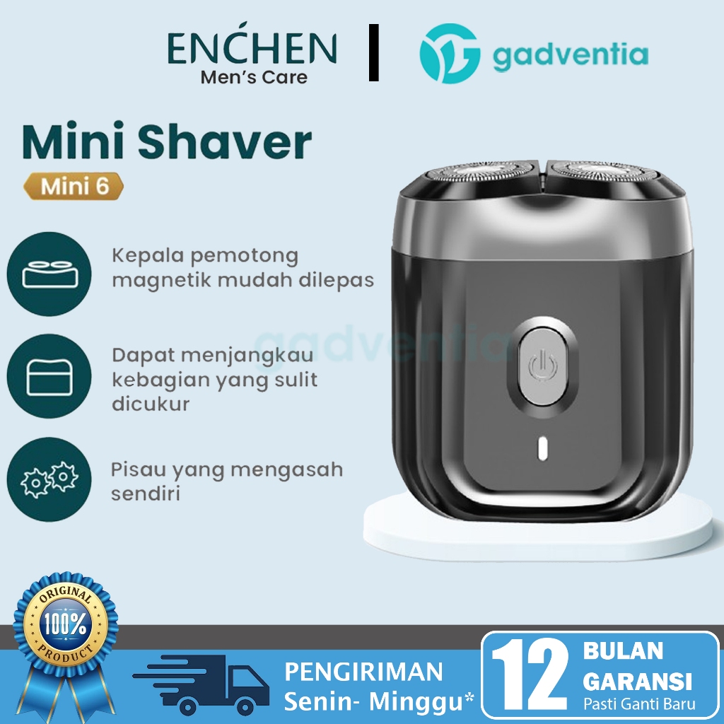 Jual ENCHEN MINI 6 BEARDO 2 Hair Electric Shaver Portable Usb Alat ...