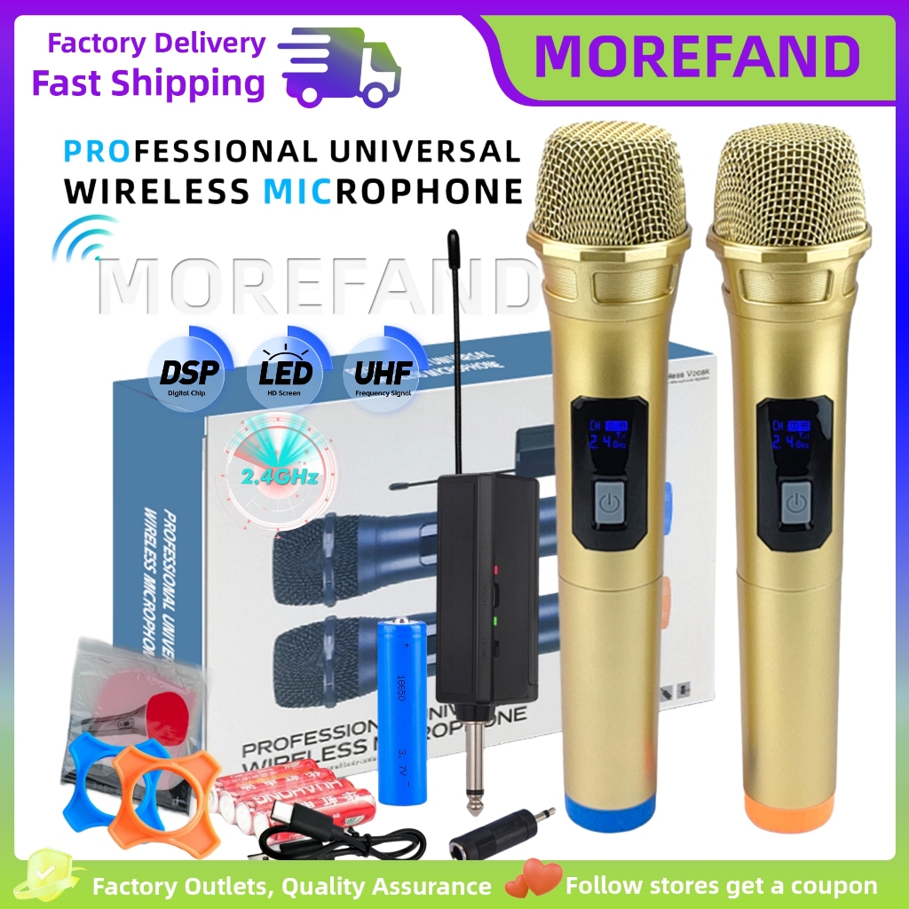 Jual Microphone Wireless Mikrofon bluetooth Mikrofon mic wireless UHF ...