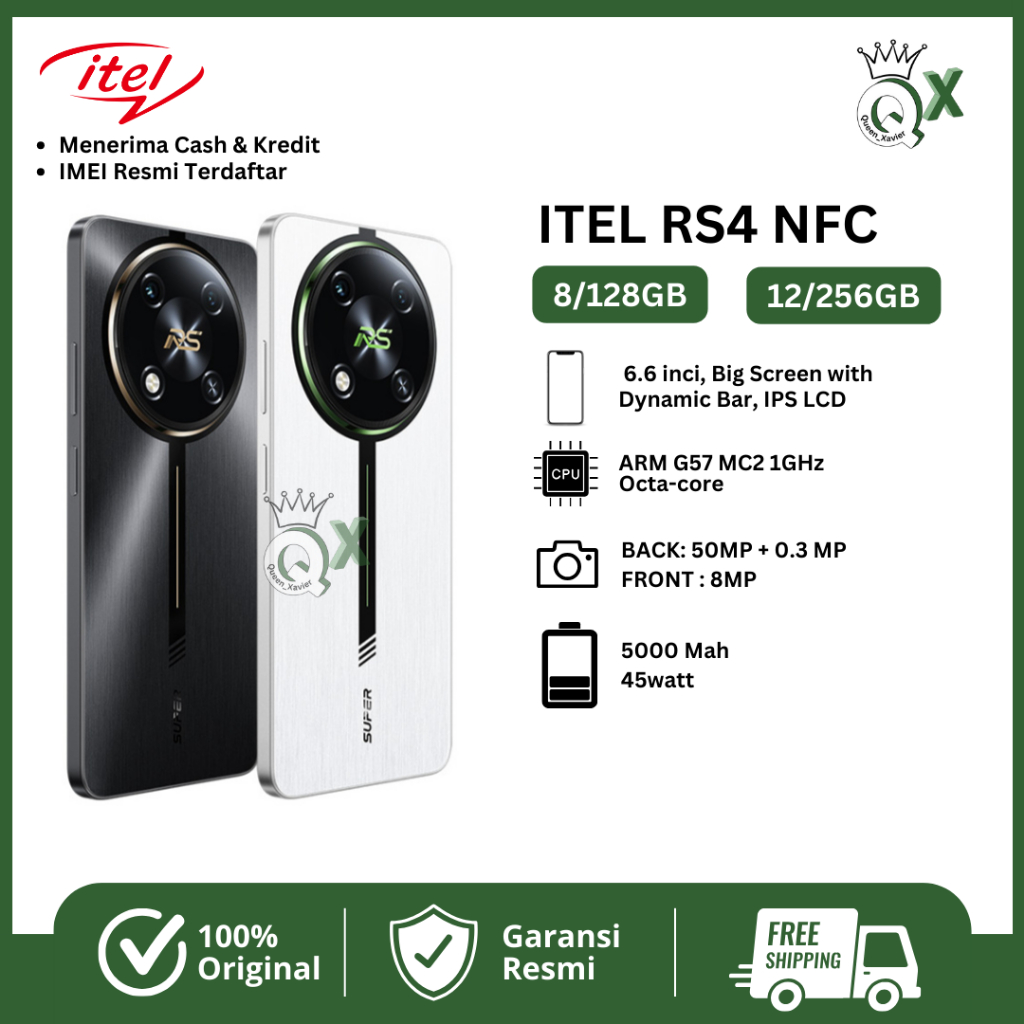 Jual itel RS4 RAM 8/128GB 8/256GB 12/256GB - NFC - G99 Ultimate - 45W ...