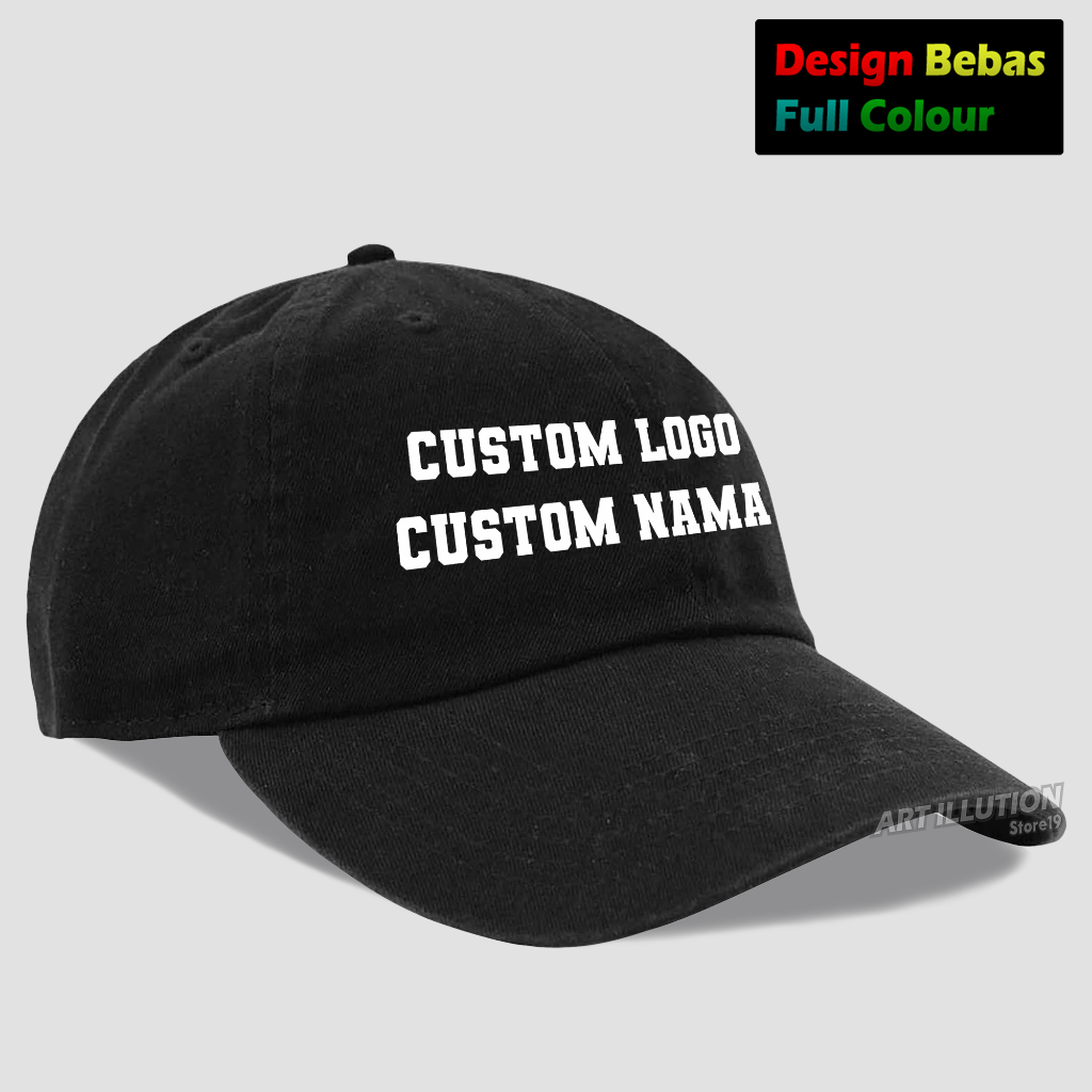 Jual Topi Baseball - Topi Custom Nama Design dan Logo Sendiri Bahan ...