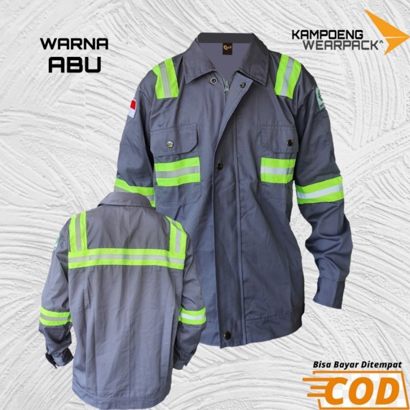 Jual Baju Proyek /Pakaian Kerja / wearpack Safty APD K3 | Wearpack ...
