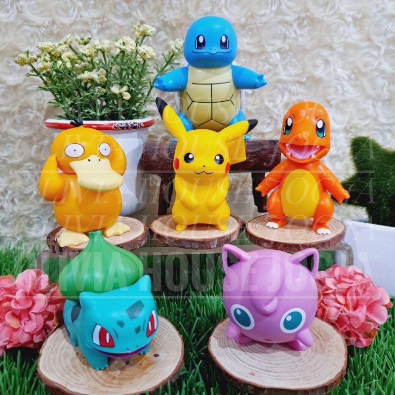 Jual Action Figure Pokemon Jigglypuff Set No Alas Figure Charmender Set ...