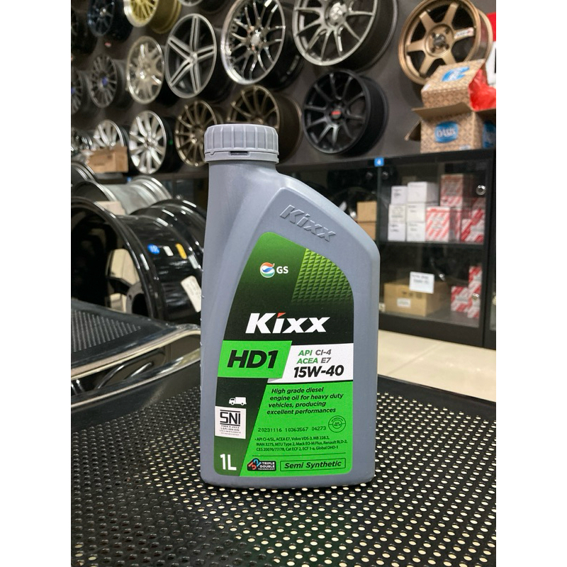Jual Oli Kixx HD1 Diesel Sae 15W-40 ACEA E7 Api CI-4 Kemasan 1 Liter ...