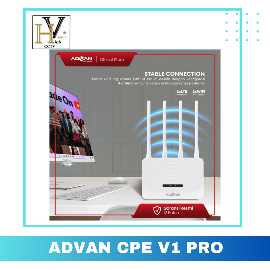 Jual ADVAN CPE V1 PRO MODEM + WIFI + ROUTER 4G LTE UNLOCK OPERATOR ...