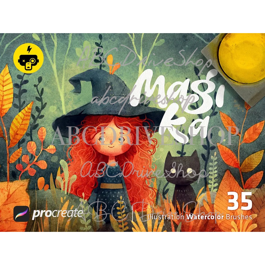 Jual Procreate Brush - Magika Illustration Watercolor | Shopee Indonesia