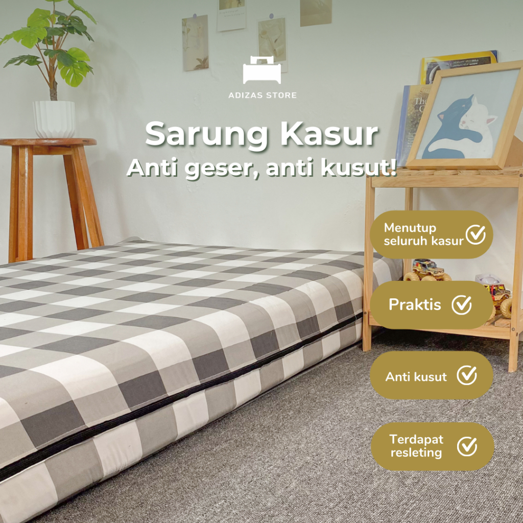 Jual Adizas Store - Sprei Resleting 90x200x10 cm | Shopee Indonesia