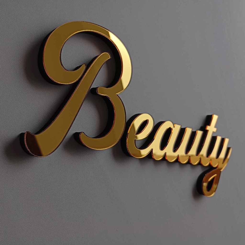 Jual Huruf Timbul Akrilik Gold Custom Area Tulisan Acrylic Angka Spon ...