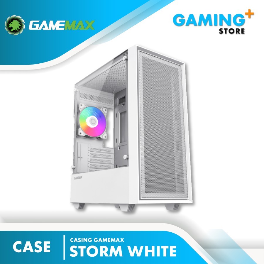 Jual Gamemax Casing Storm White Micro ATX / M-ATX PC Case | Shopee ...