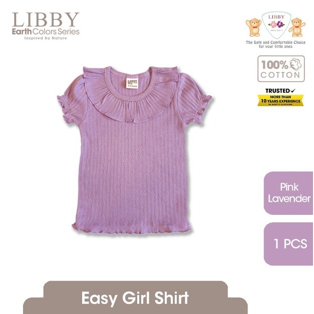 Jual Libby 0-14 Tahun Easy Shirt Girl Earth Series / Briona Tshirt Girl / Atasan Anak Perempuan ...