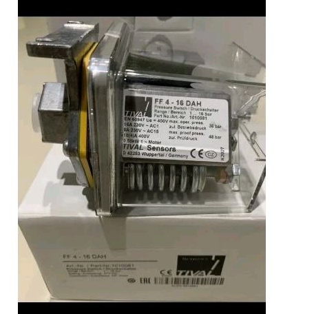 Jual Pressure Switch Tival FF 4-16 DAH / Pressure Switch 16 Bar | Shopee Indonesia