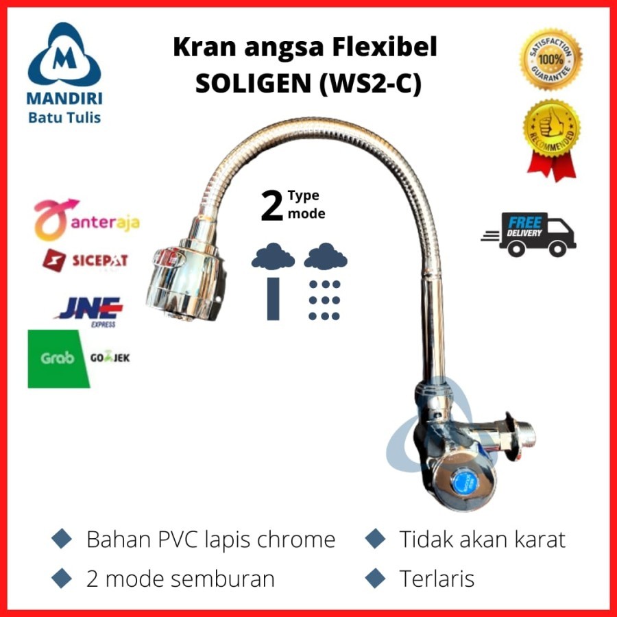 Jual Keran Air Angsa Flexible Soligen WS2C / Kran Angsa Soligen / Kran ...