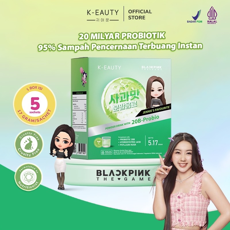 Jual KEAUTY Powder Drink With 20B-Probio | Probiotic Drink 5 Sachet ...