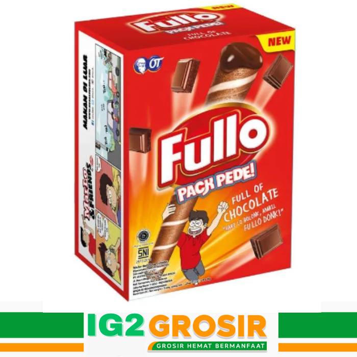Jual Fullo Cokelat Wafer Roll Pack Isi 24 Pcs | Shopee Indonesia