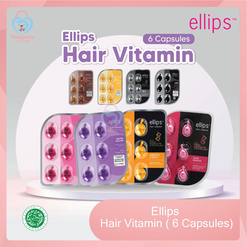 Jual ELLIPS Hair Vitamin (6 Capsules) | Shopee Indonesia