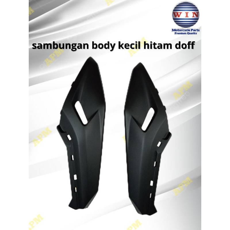 Jual SAMBUNGAN BODY KECIL HITAM DOFF VARIO 160 | SAMBUNGAN BODY VARIO ...