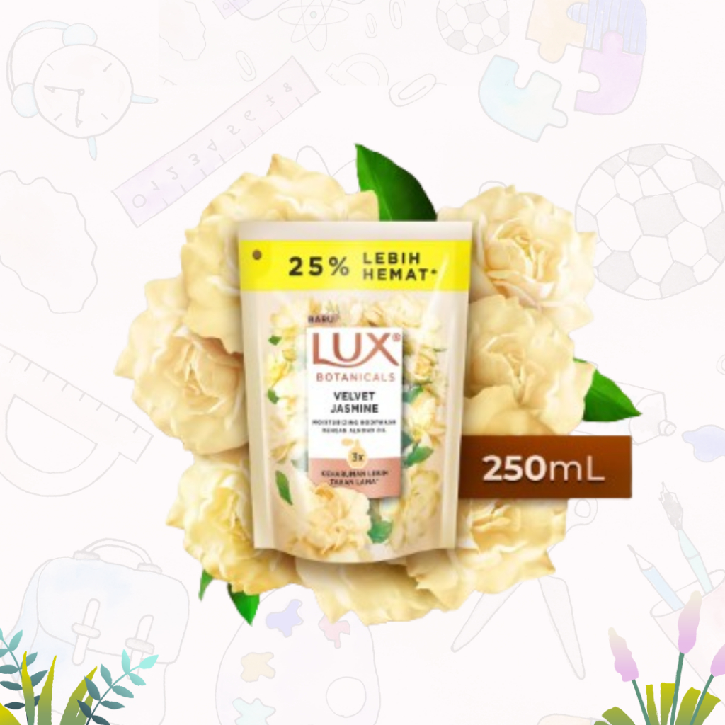 Jual Sabun Mandi Cair/ LUX Botanicals Velvet Jasmine Bodywash 250 ml/ Kemasan Refill (PCS ...