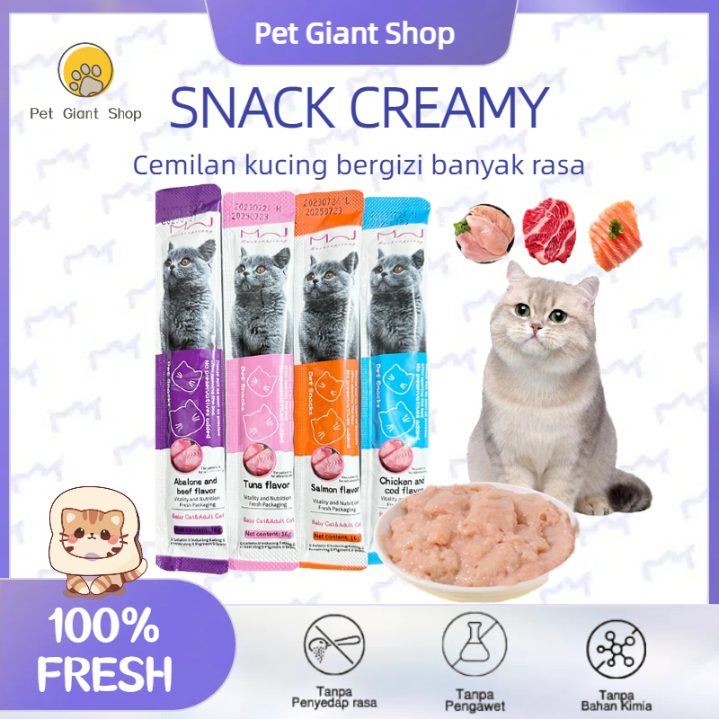 Jual Snack Kucing Cat strip kucing kecil dan kucing besar snack hewan ...