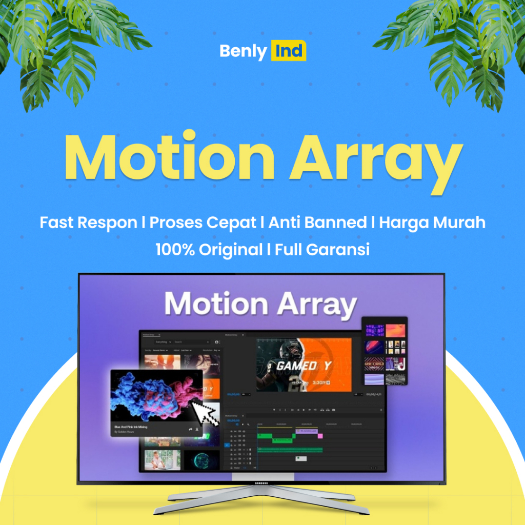 Jual Motion Array Premium Files Video Effect, After Effect Template, Motion graphic, Sounds ...