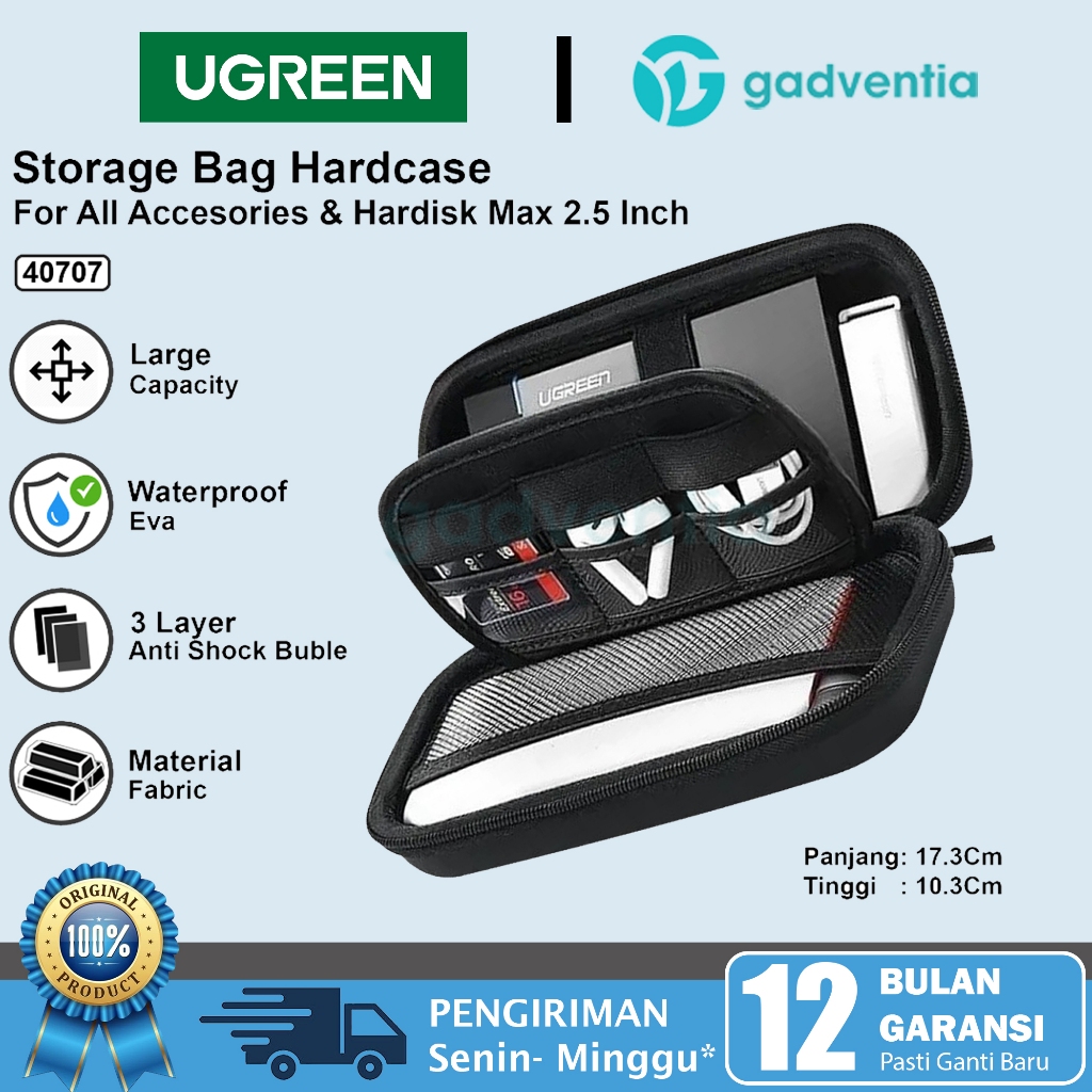 Jual UGREEN Casing Hardisk Eksternal Sata 2.5" in USB 3.0 Enclosure ...