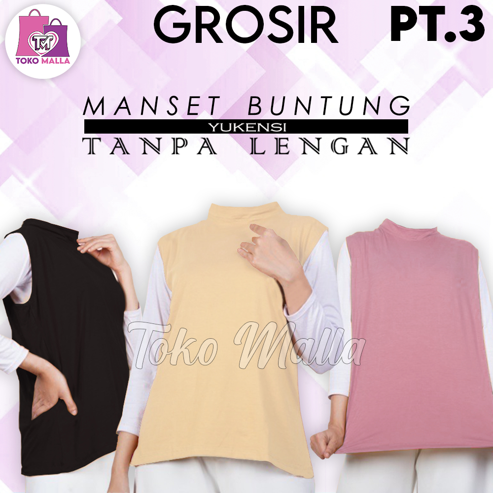 Jual Grosir 10 pcs Part 3, Mangset Lengan Pendek, Atasan Wanita, Manset ...