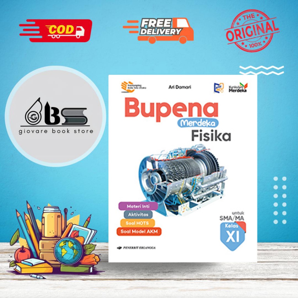 Jual BUKU BUPENA MERDEKA FISIKA KELAS 11 ERLANGGA KURIKULUM MERDEKA ORIGINAL | BUPENA FISIKA SMA ...