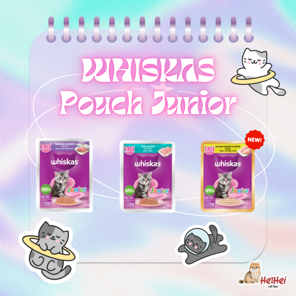 Jual Whiskas Junior Pouch 80 gr - Makanan Basah Kucing Kitten Wetfood ...