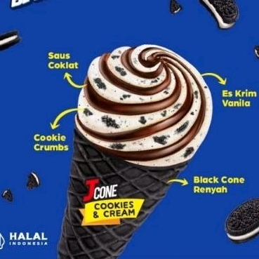 Jual Frost bite Jcone ice cream cookies & cream 80ml gliko wings ...