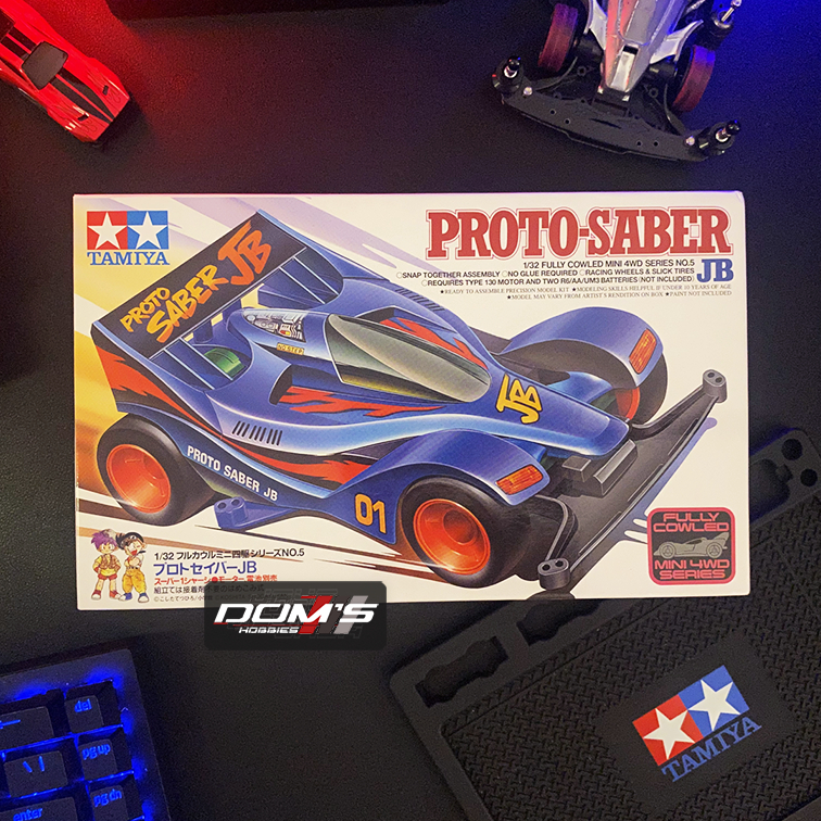 Jual TAMIYA 19405 PROTO SABER JB - SUPER 1 CHASSIS - FULLY COWLED ...