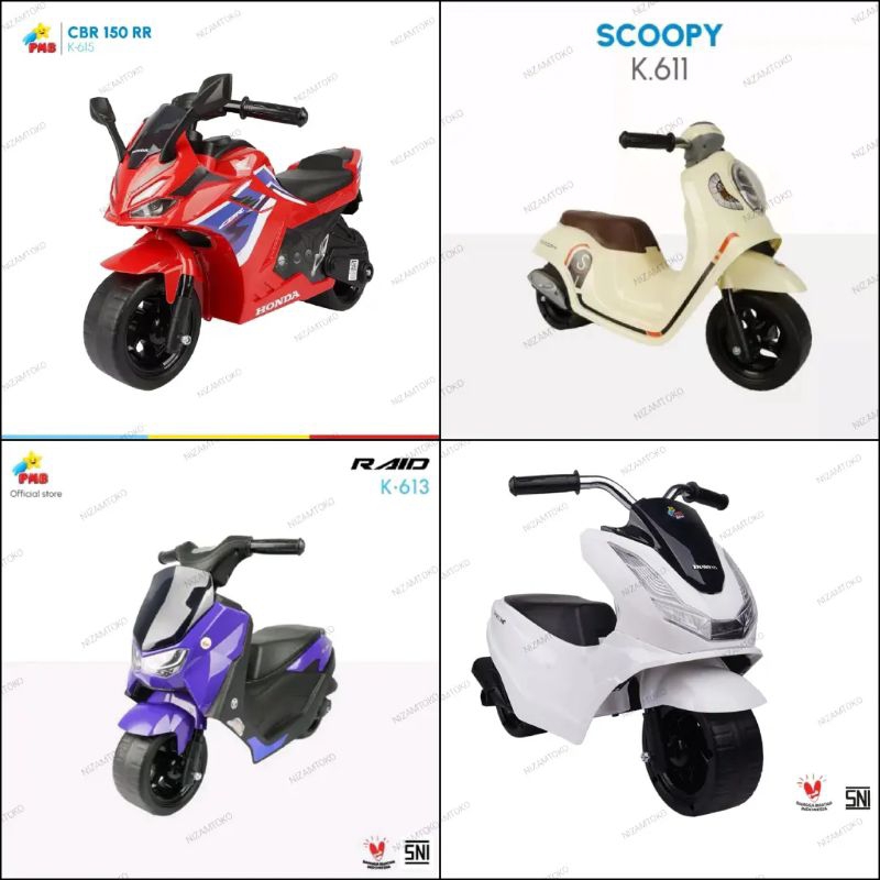 Jual MAINAN DORONG MOTOR ANAK 1 2 3 TAHUN PMB LENGKAP K611 K612 K613 ...