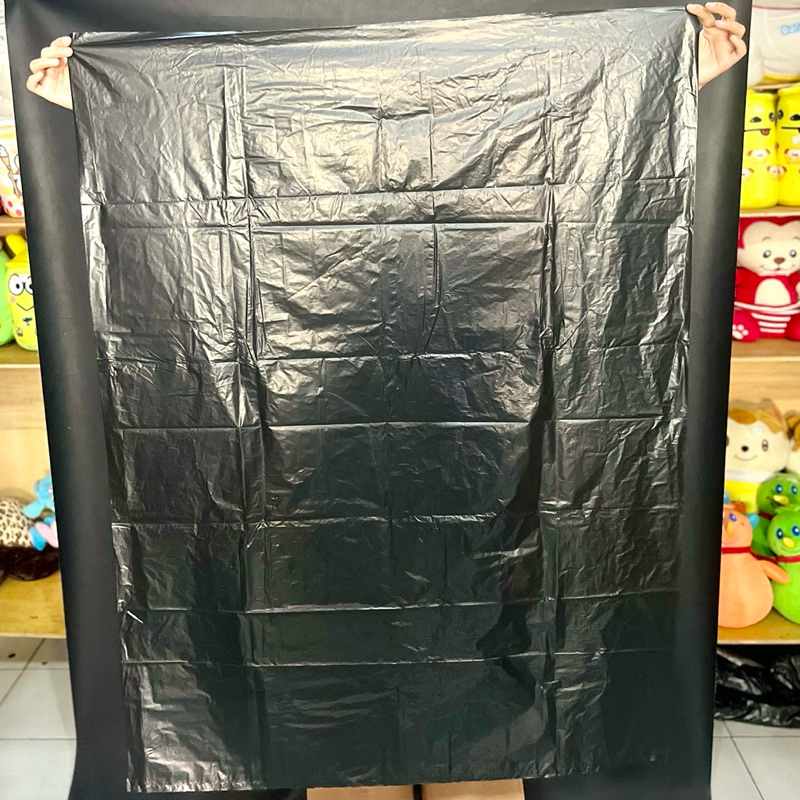 Jual Plastik packing 90 cm x 120 cm plastik polymailer packingan Hitam ...