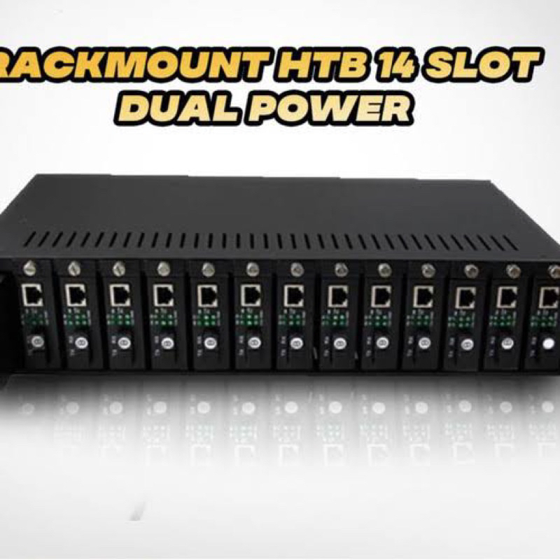 Jual Rack Mount rak media converter FO cocok untuk HTB 3100 netlink ...