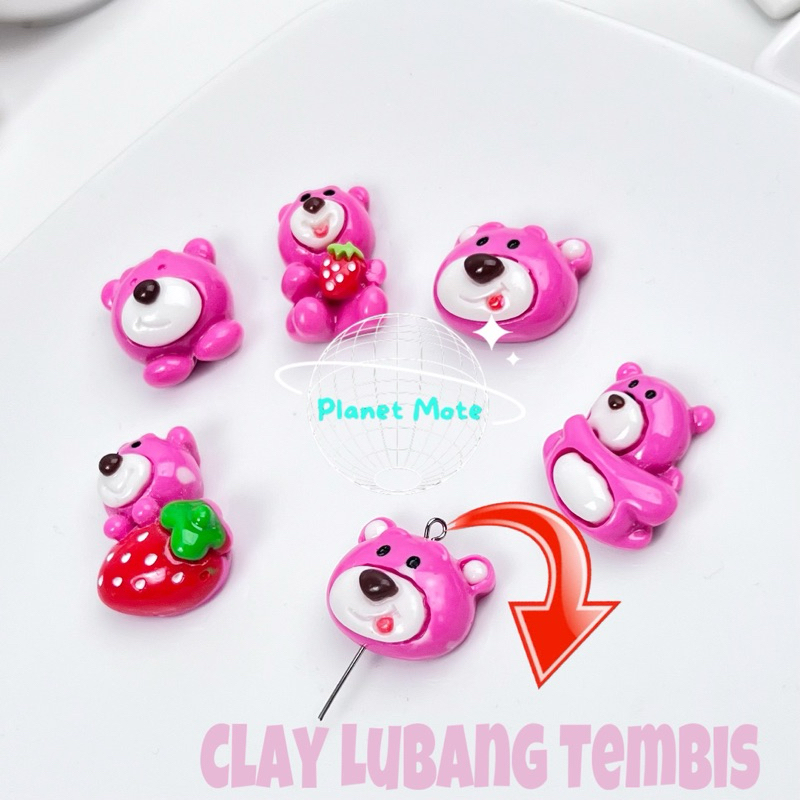 Jual Resin Clay Karakter Lotso Ada Lubang Tembus (5 pcs) | Shopee Indonesia