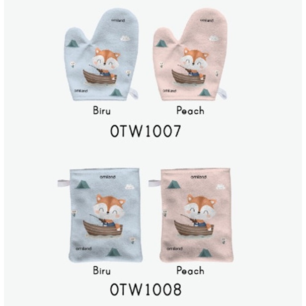 Jual Omiland Waslap Tangan / Kotak Isi 2 FOX Series - OTW 1007 1008 ...