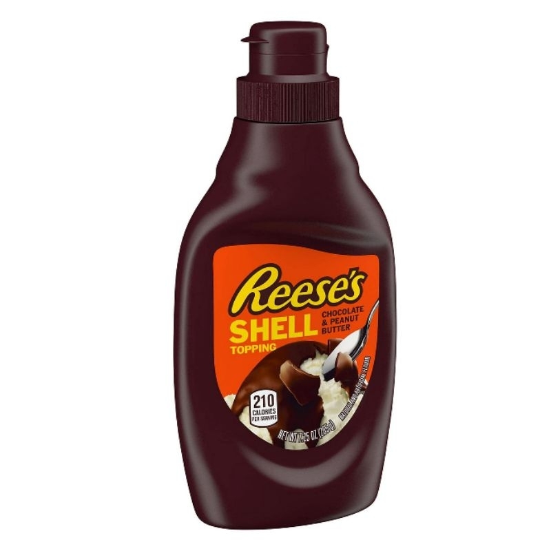 Jual REESE'S Chocolate & Peanut Butter Shell Topping 205g | Shopee ...