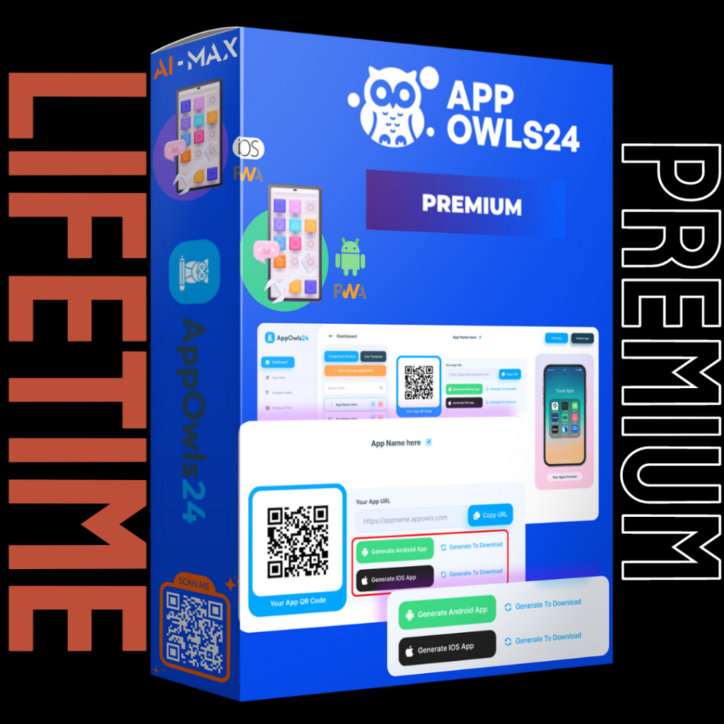 Jual AppOwls24 | Full Upgrade | LIFETIME | Teknologi AI Pembuat Aplikasi Seluler Menakjubkan ...