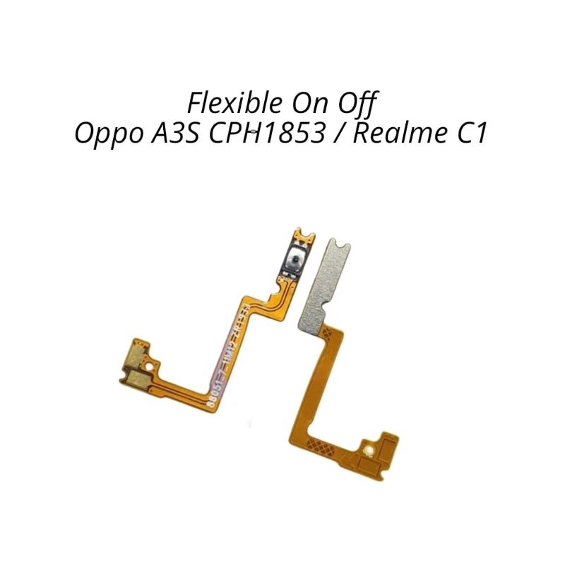 Jual Flexible On Off Oppo A3s Cph1803 / Realme C1 | Shopee Indonesia
