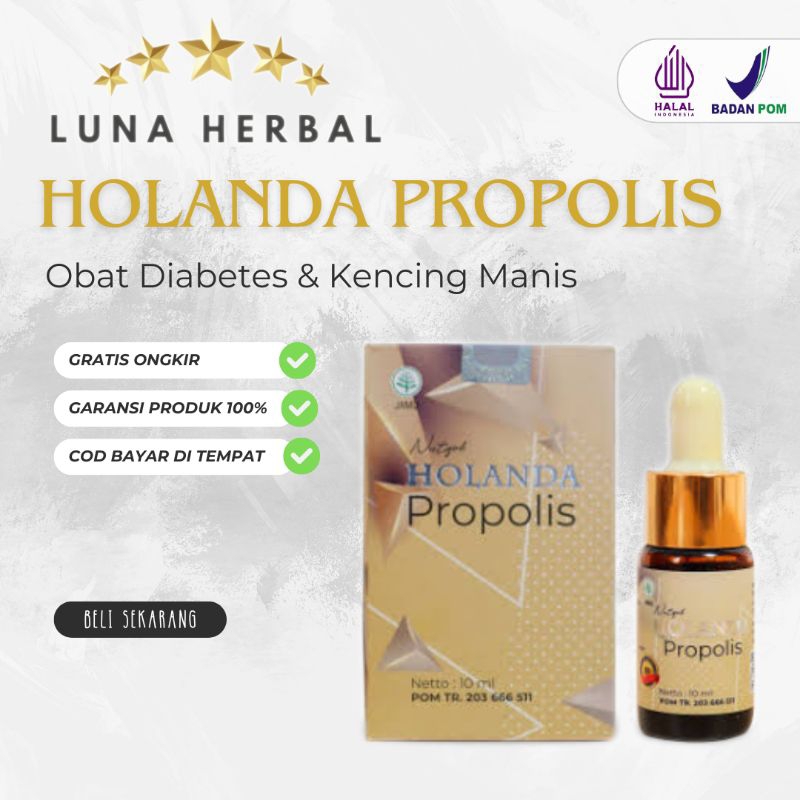 Jual Holanda Propolis Obat Kolesterol Diabetes Hipertensi Kencing Manis ...