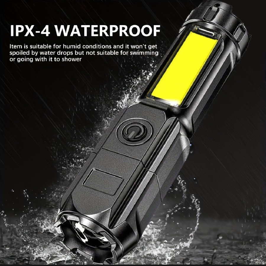 Jual senter swat led 36w/ senter led police chargeable/ senter cas ...