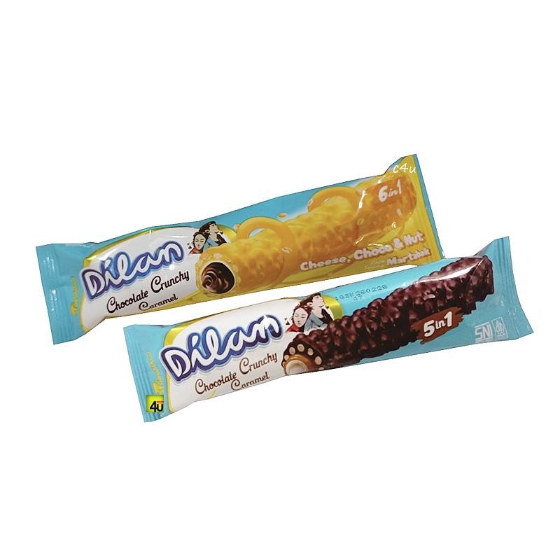 Jual Dilan - Chocolate Crunchy Caramel Wafer Rolls - 1 pcs | Shopee ...
